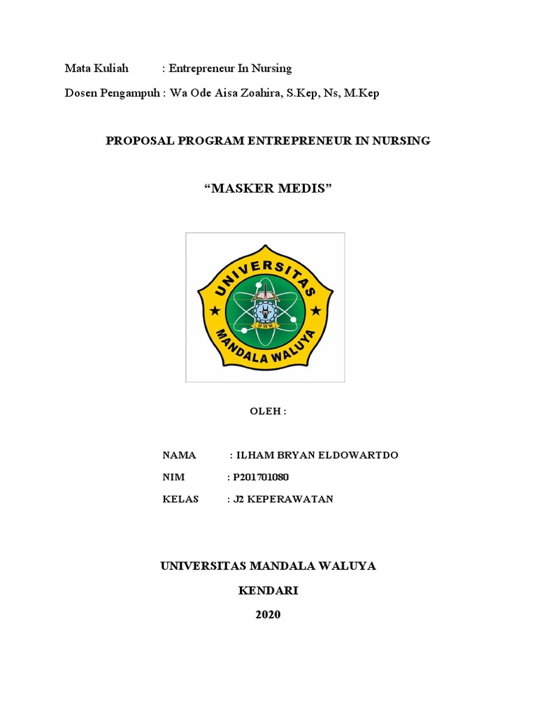 ECA PROPOSAL Entrepreneurship | PDF | Ilmu Sosial