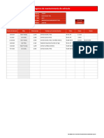 Plantilla de Control de Vehiculos Excel | PDF | Vehículos terrestres ...