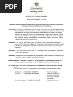 Executive Order No. 003 Creating BNC | PDF