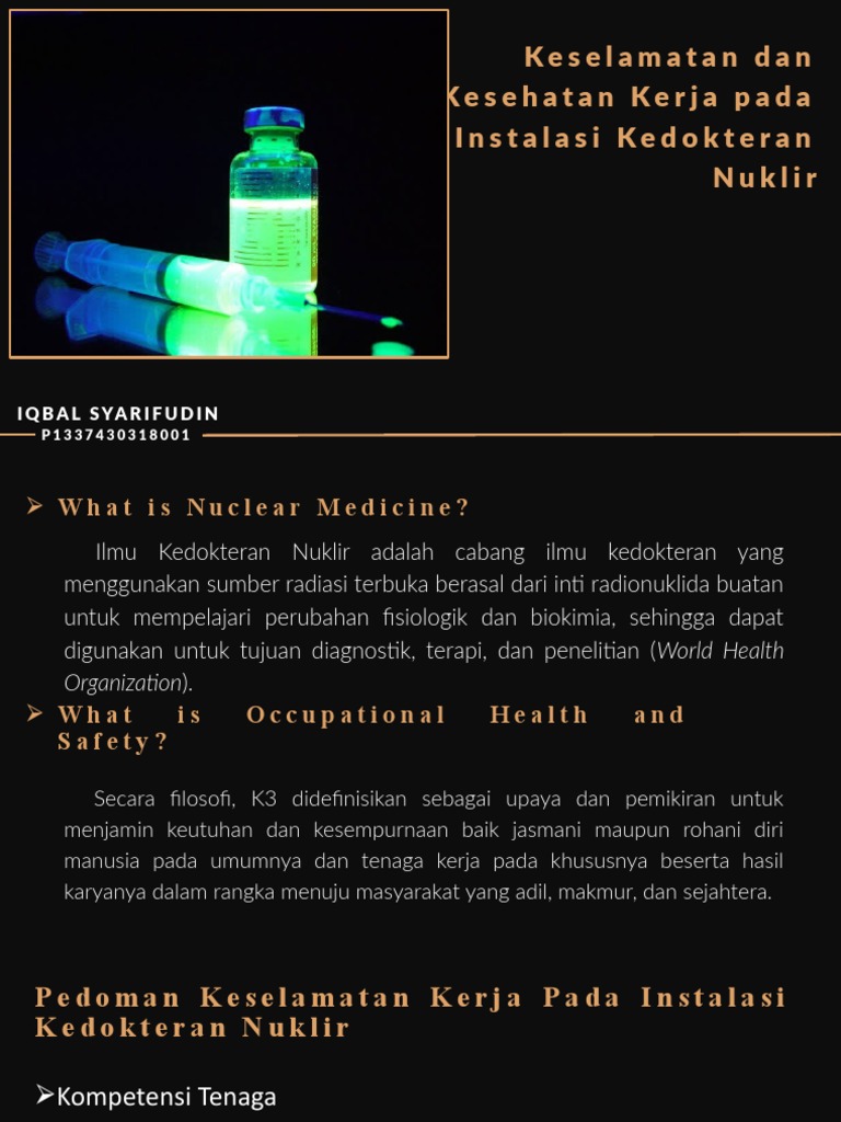 K3 Kedokteran Nuklir | PDF