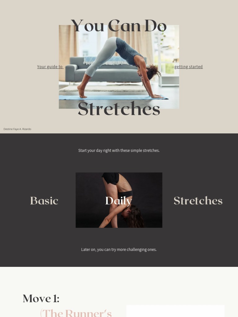 Daily Stretches (PE) | PDF | Breathing | Finger