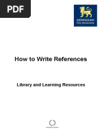 Guide To The Harvard Style of Referencing: Anglia Ruskin University ...