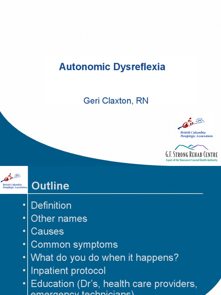 Autonomic Dysreflexia Blue | PDF | Clinical Medicine | Health Sciences