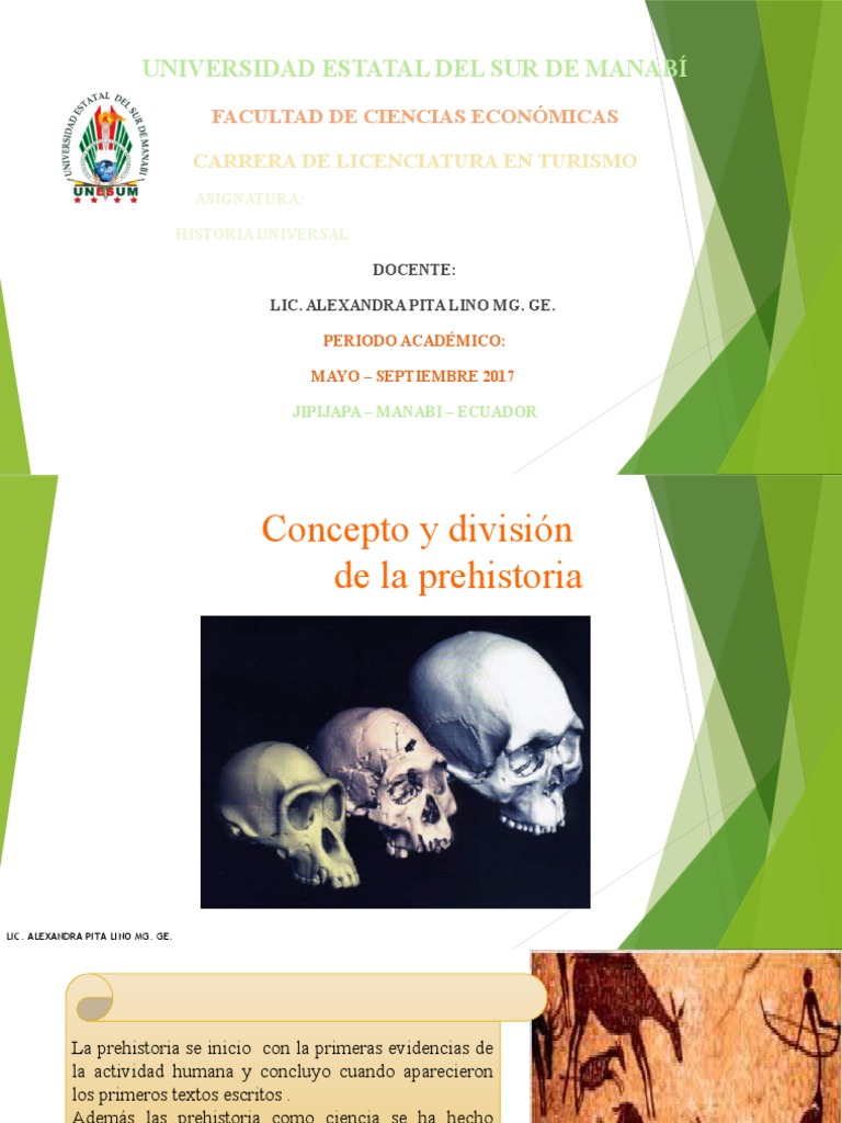 Concepto y División de La Prehistoria | PDF | Arqueología | Science