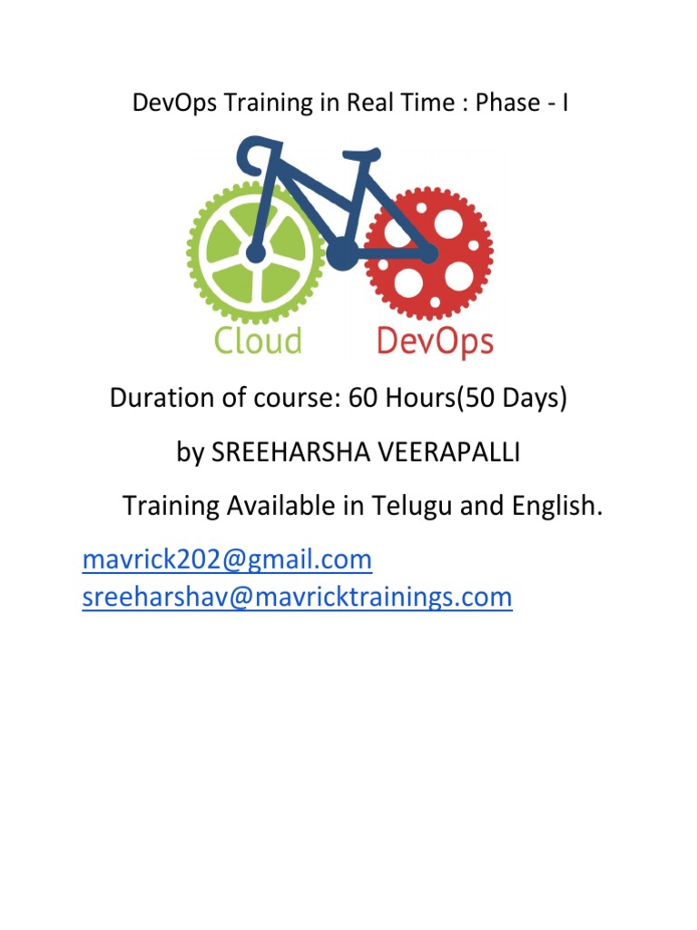 Duration of Course: 60 Hours (50 Days) by Sreeharsha Veerapalli ...