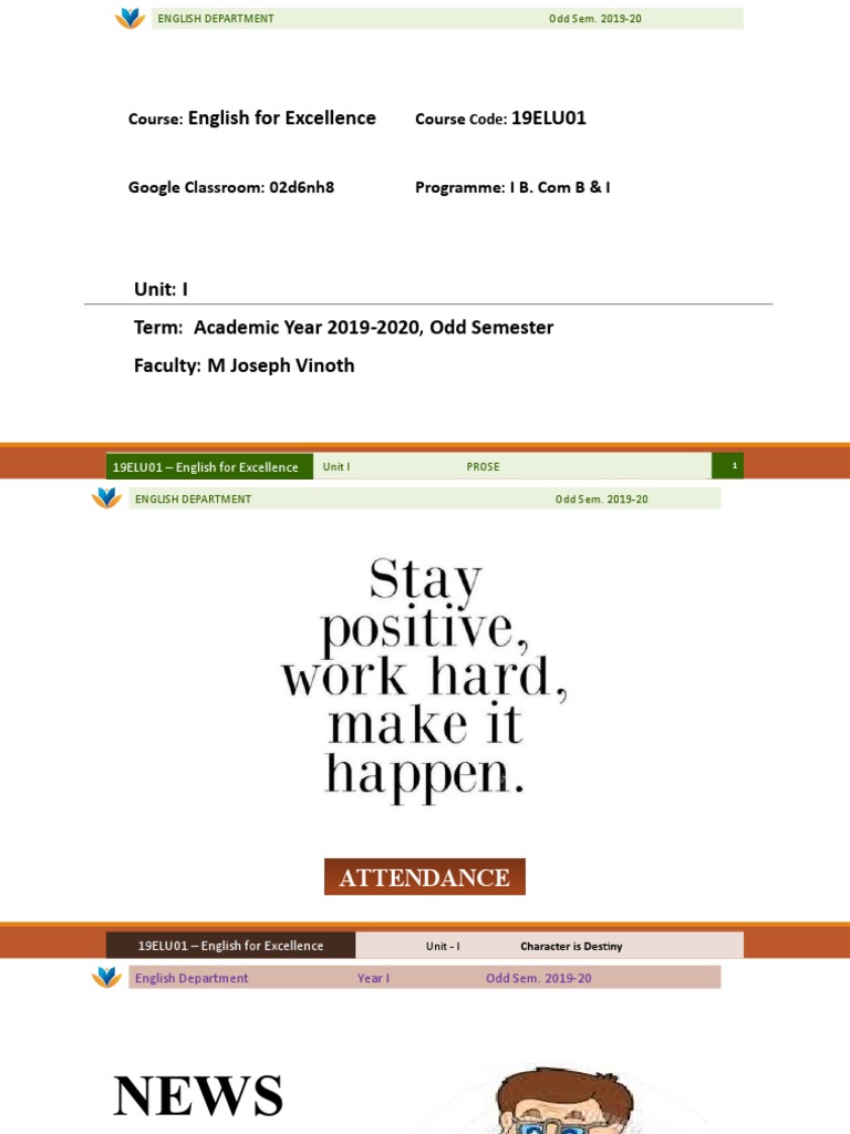 1 Unit 1-Character Is Destiny-1 | PDF | Renaissance | Science