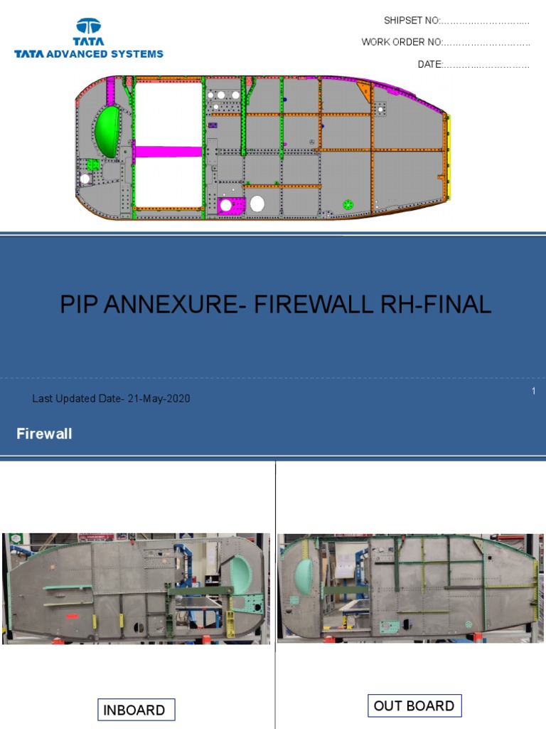 Firewall Assembly Inspection Checklist | PDF | Rivet | Mechanical ...