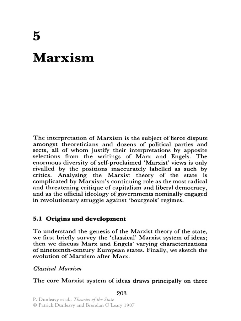 Marxism: 5.1 Origins and Development | PDF | Value (Economics) | Marxism