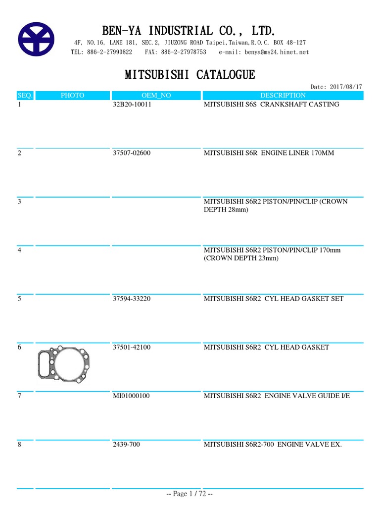 Mitsubishi Model | PDF