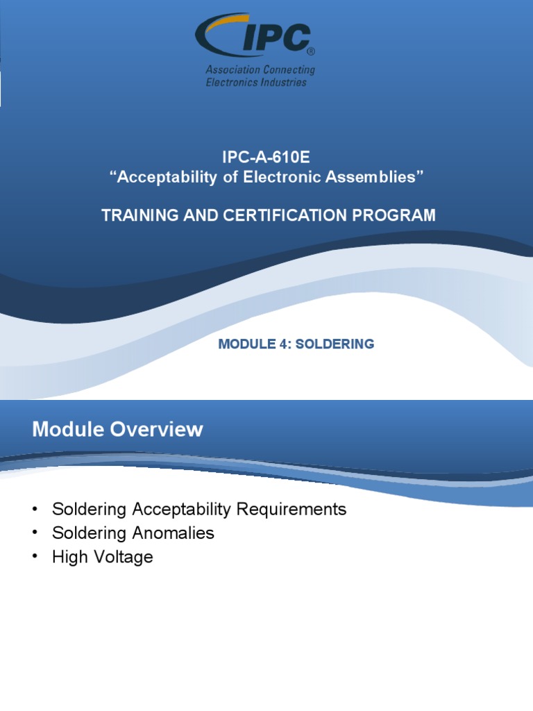 03 Module 4 SOLDERING 610E | PDF | Soldering | Materials