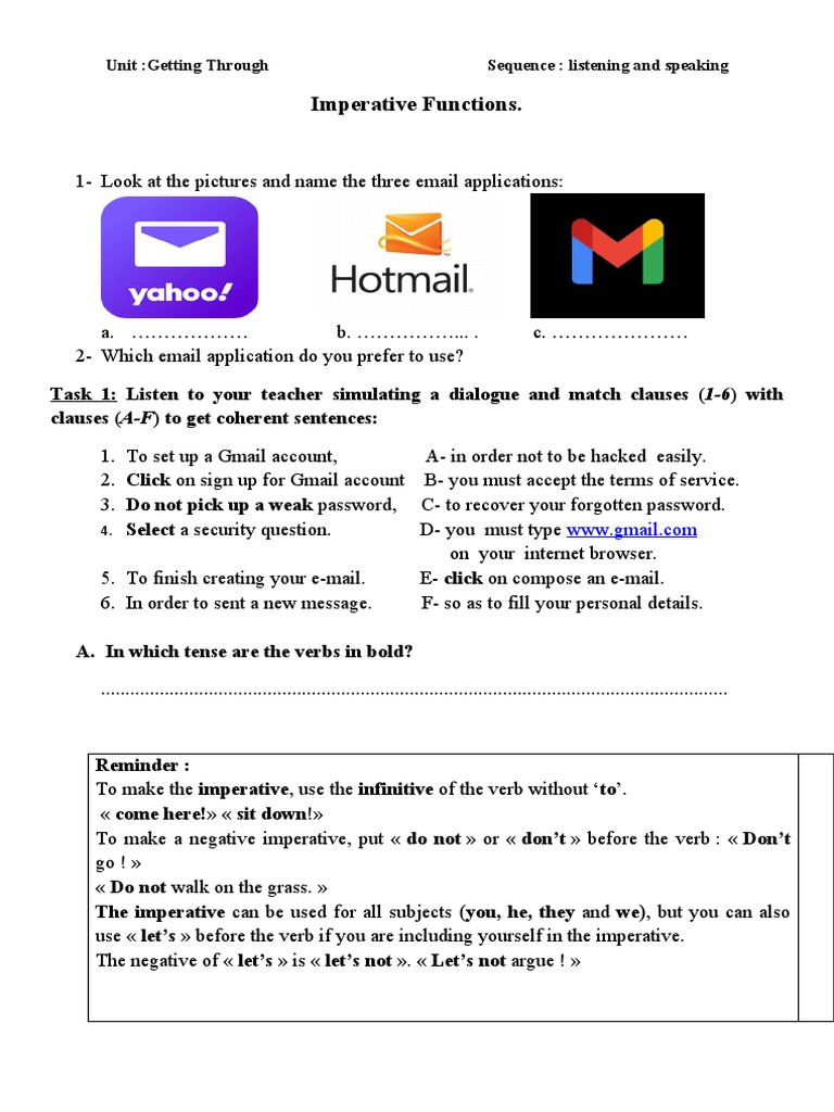Imperative Functions + Stress | PDF | Verb | Syntactic Relationships