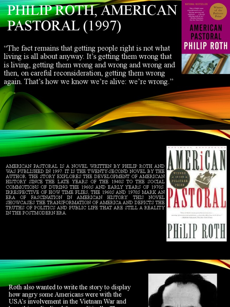 Philip Roth, American Pastoral (1997) | PDF | Novels