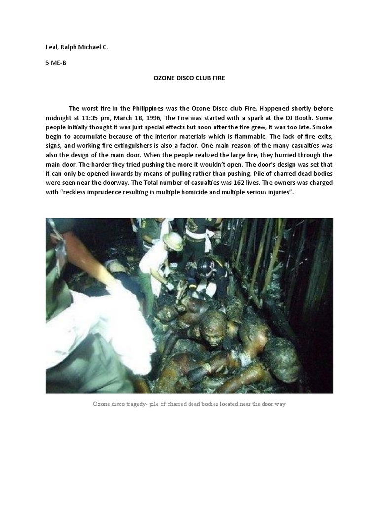 Ozone Disco Club Fire: Ozone Disco Tragedy-Pile of Charred Dead Bodies ...