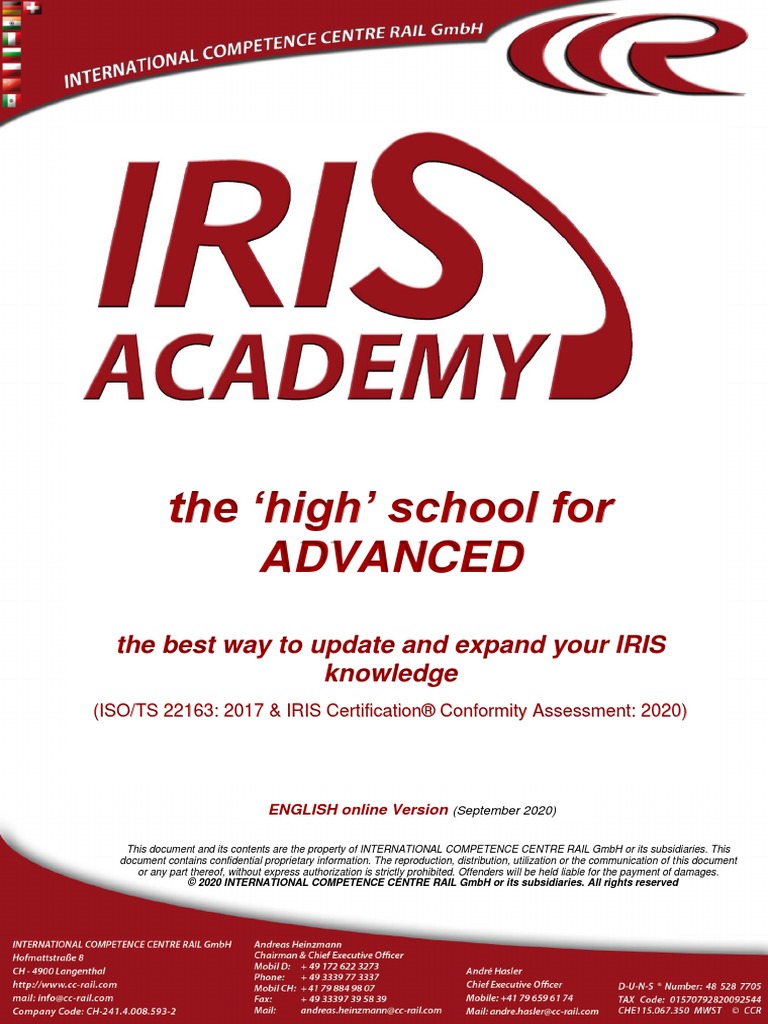 Agenda IRIS Advanced en Online | PDF | Evaluation | Business