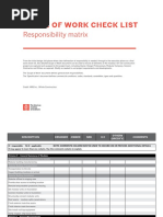 Design Responsibility Matrix | PDF | Building Information Modeling
