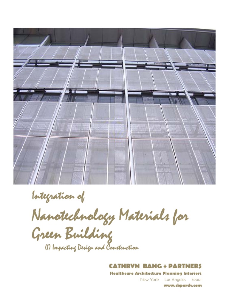NanoTech Materials For Green Building PDF | PDF | Nanotechnology ...