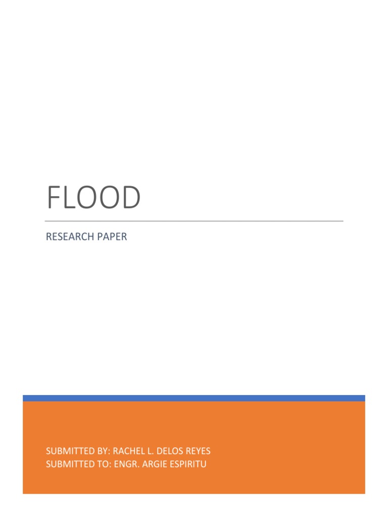 FLOOD Research | Download Free PDF | Flood | River
