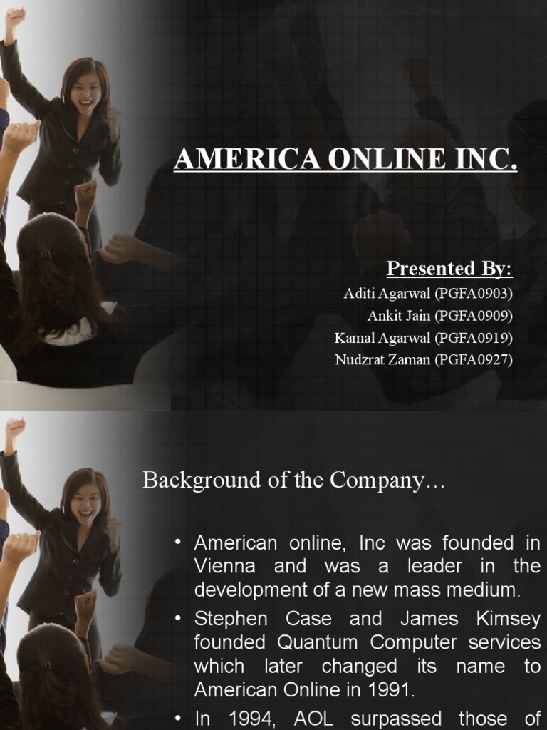 America Online Inc | PDF | Aol | Subscription Business Model