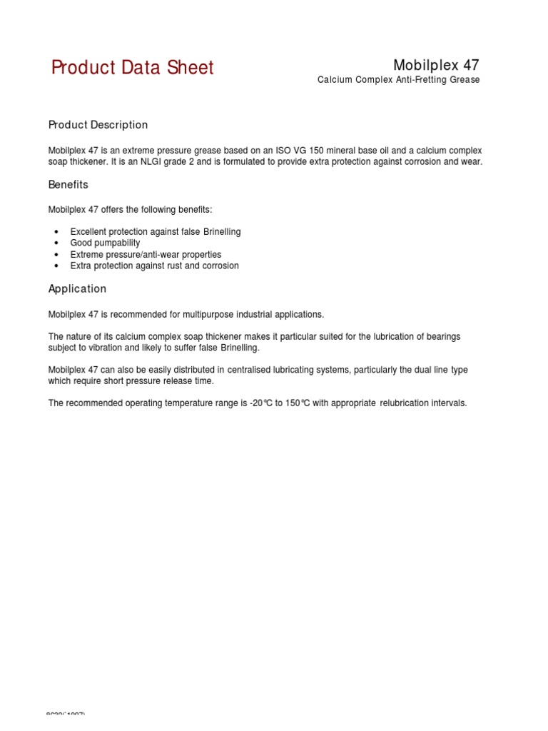 Mobilplex 47 Pds | PDF | Materials | Chemical Substances