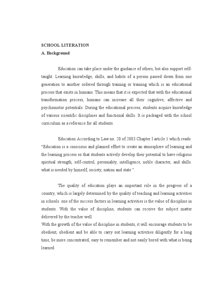 School Literation | PDF | Literacy | Information Literacy