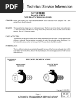 A340F Transmission Valve Body Diagram | PDF