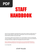 FSRP Staff Handbook | PDF | Career & Growth