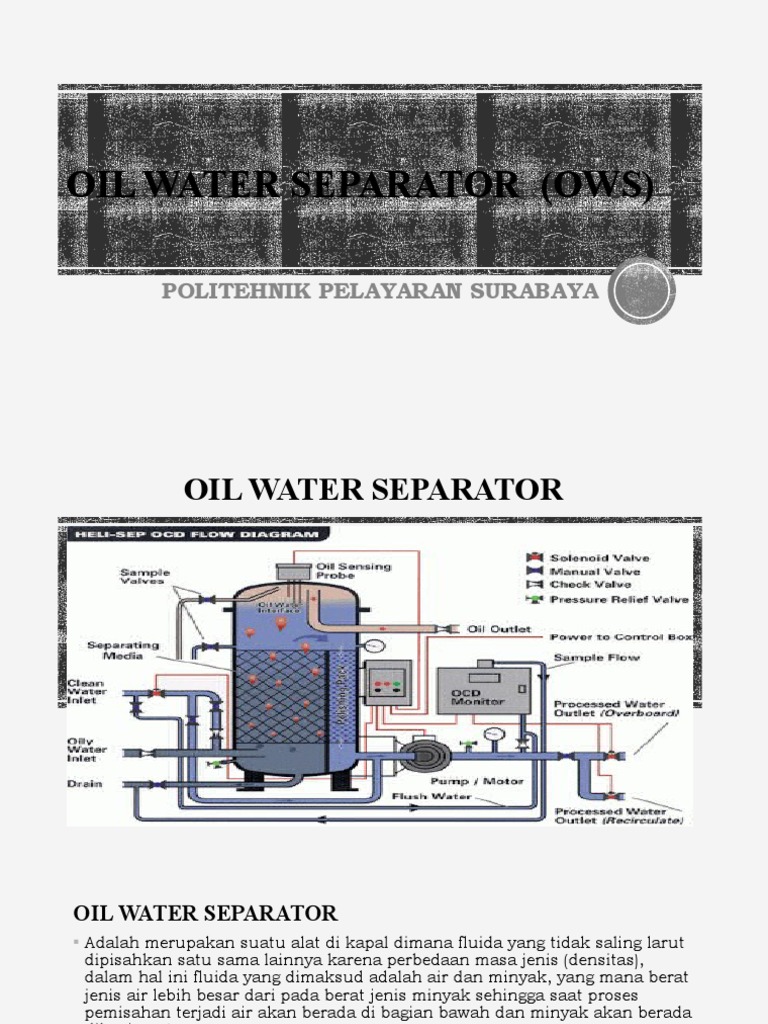 Prinsip dan Fungsi Oil Water Separator | PDF
