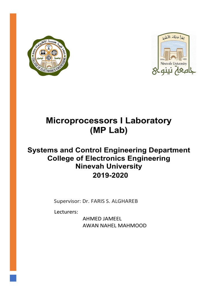 Microprocessors I Laboratory (MP Lab) | PDF | Computer Programming | Software Engineering
