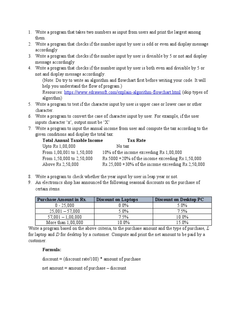 Lab 2 (Conditional Statements) | PDF | Computer Program | Programming Lab 2 (Conditional Statements) | PDF | Computer Program | Programming