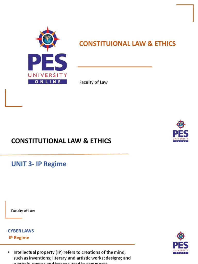 Constituional Law & Ethics | PDF | Patent | Intellectual Property