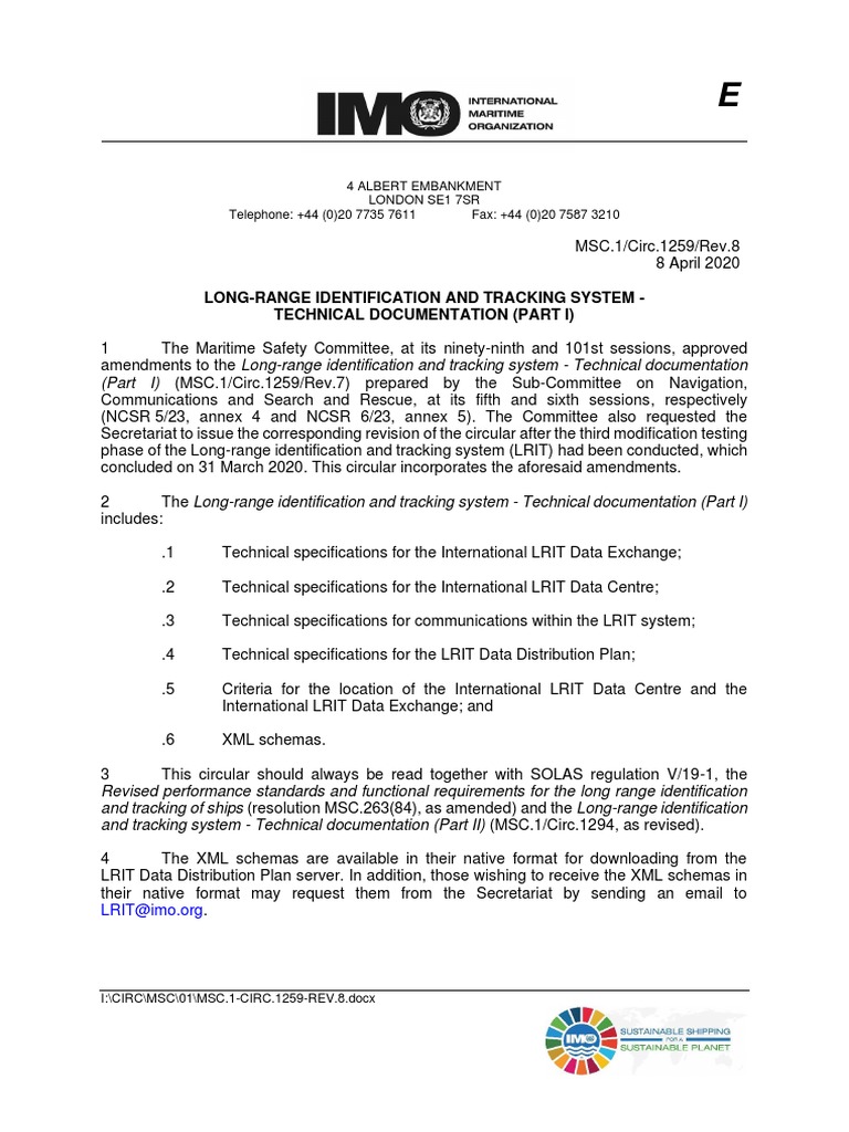 Circular Long-Range Identification and Tracking of Ships | PDF ...