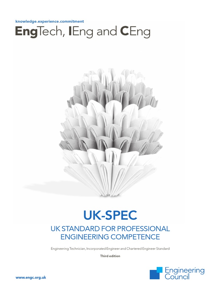 UK-SPEC Standards for Engineers | PDF | Competence (Human Resources ...