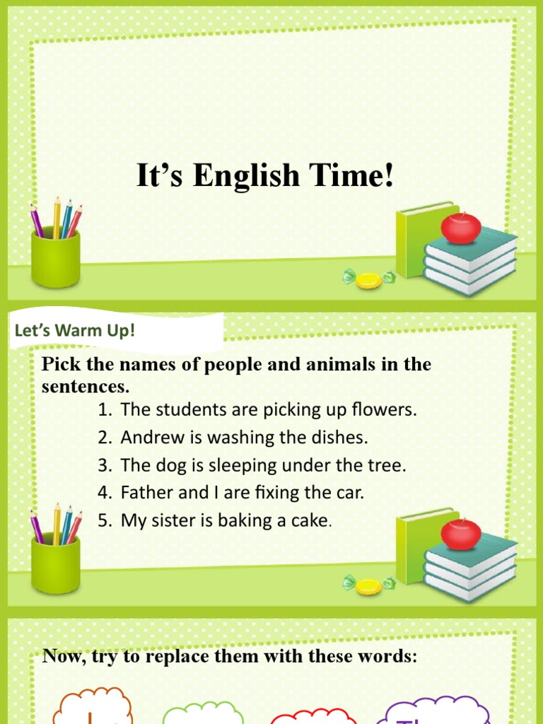 Pronouns - Grade 2 | PDF | Pronoun | Linguistic Morphology