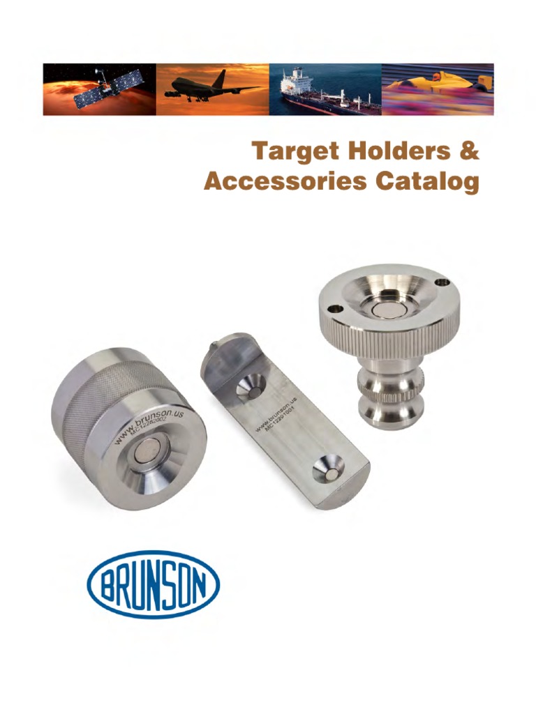Brunson Target Holder Accessories Catalog | PDF | Engineering Tolerance ...