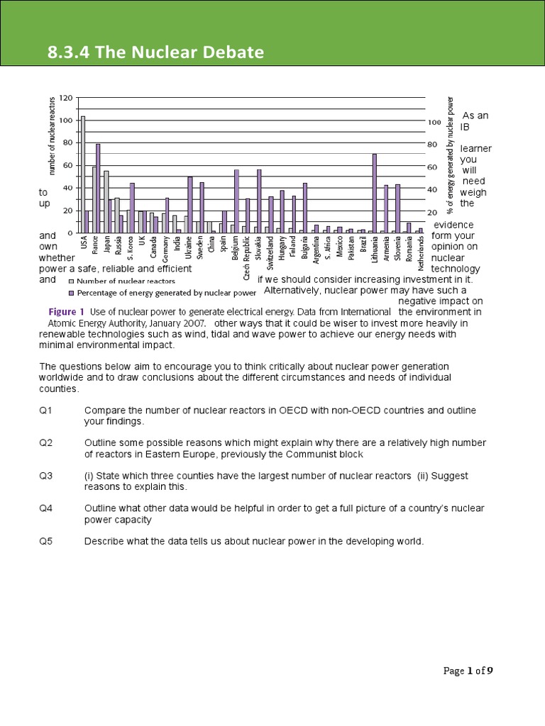 Nuclear Power: Safety, Investment, and Debate | PDF | Nuclear Reactor ...