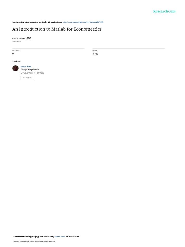 Matlab | PDF | Trigonometric Functions | Matrix (Mathematics)