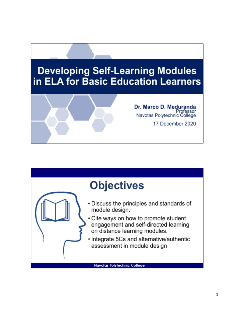 Developing Self-Directed Learning Through Principles of Engagement: A ...