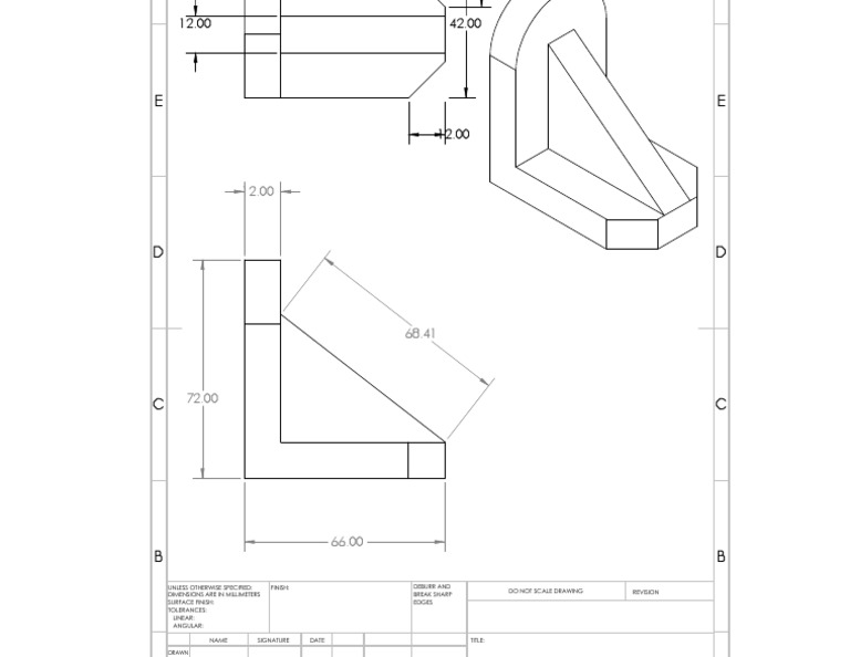 Revision Do Not Scale Drawing Finish: Edges Unless Otherwise Specified ...