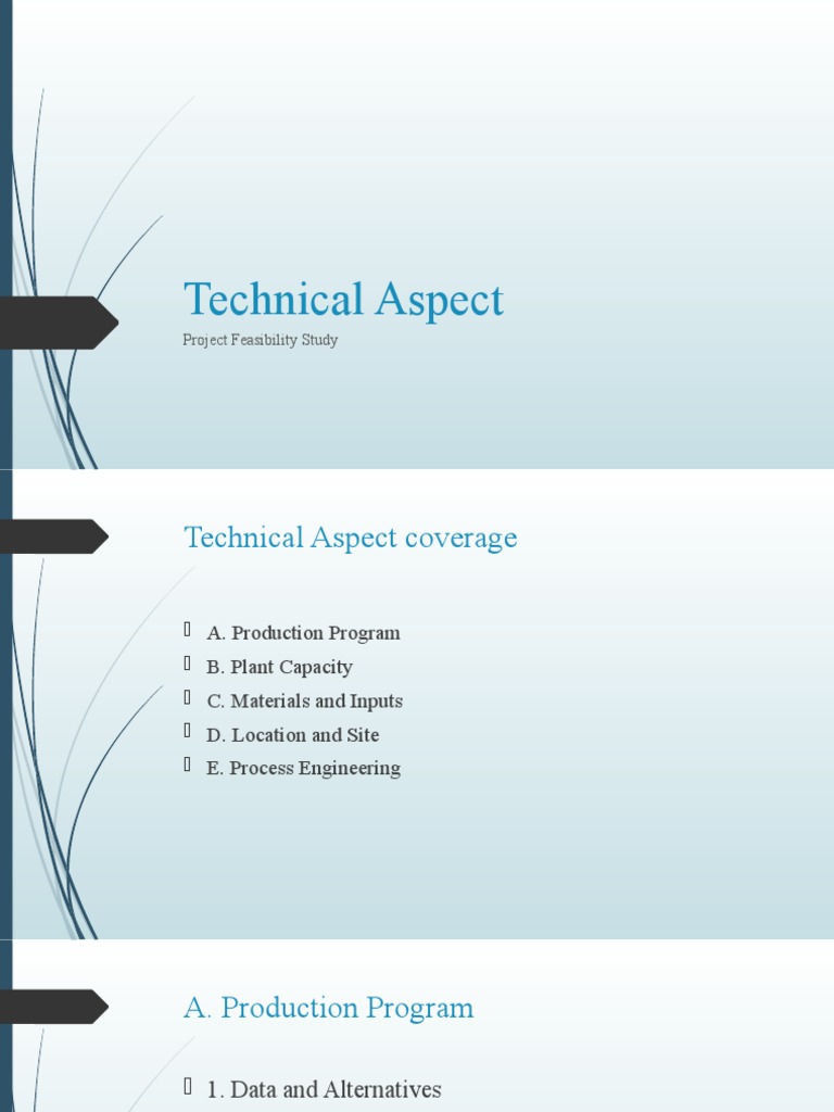 Technical Aspect: Project Feasibility Study | PDF | Waste Management | Waste