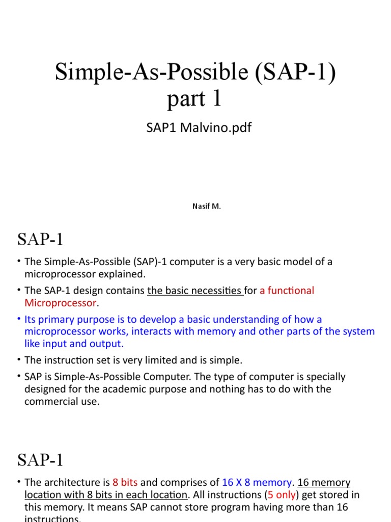 Sap Part1 | PDF | Computer Program | Programming