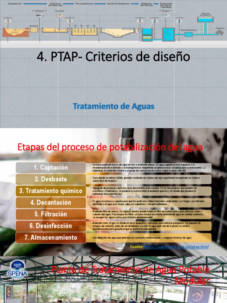 Tto Aguas 04 Diseño de PTAP | PDF | Filtración | Agua
