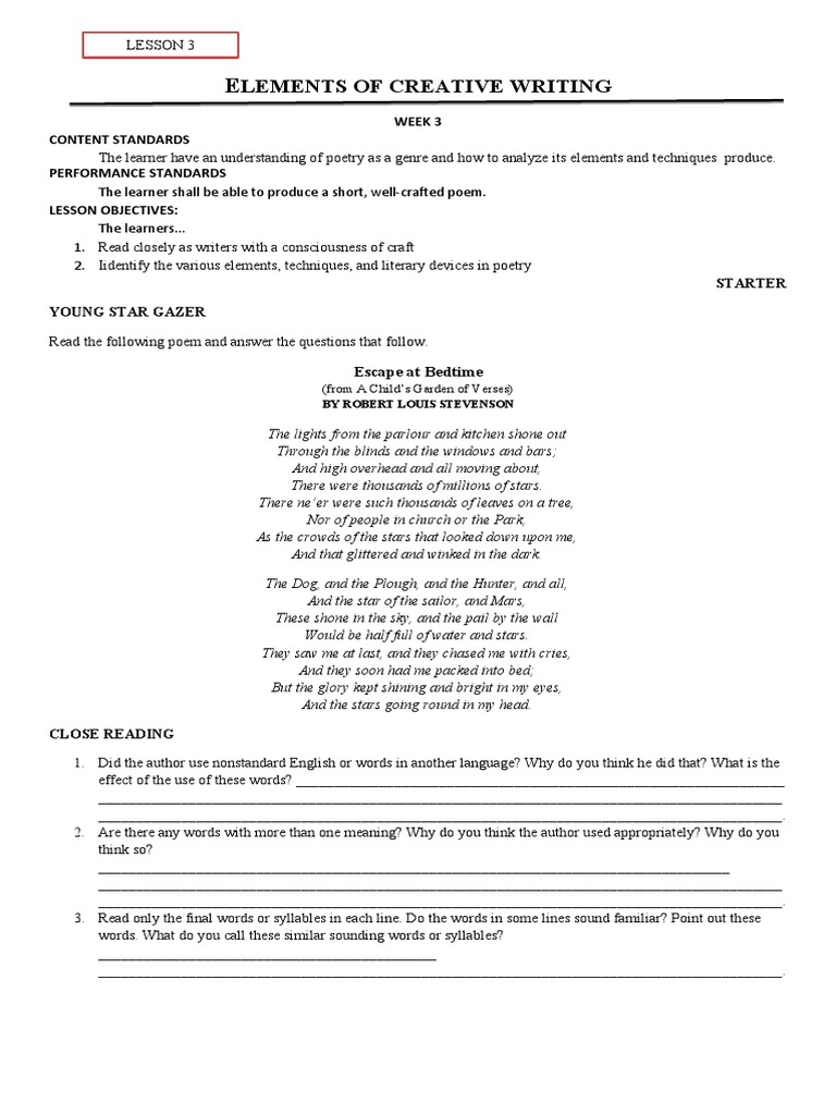 Poetry Analysis for Students | PDF | Poetry | Rhyme