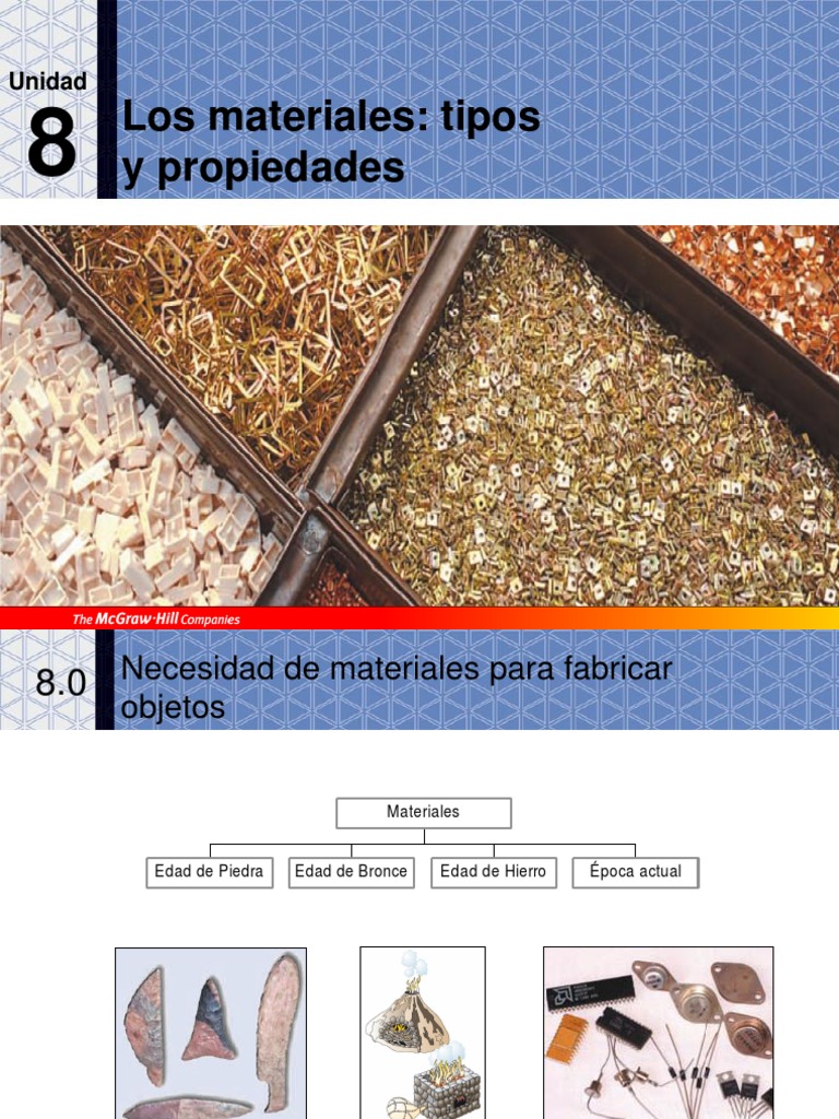 UD8 Materiales | PDF | Rieles | Hierro