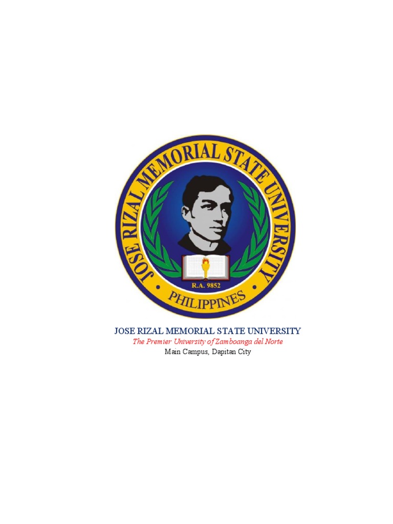 Jose Rizal Memorial State University: The Premier University of ...