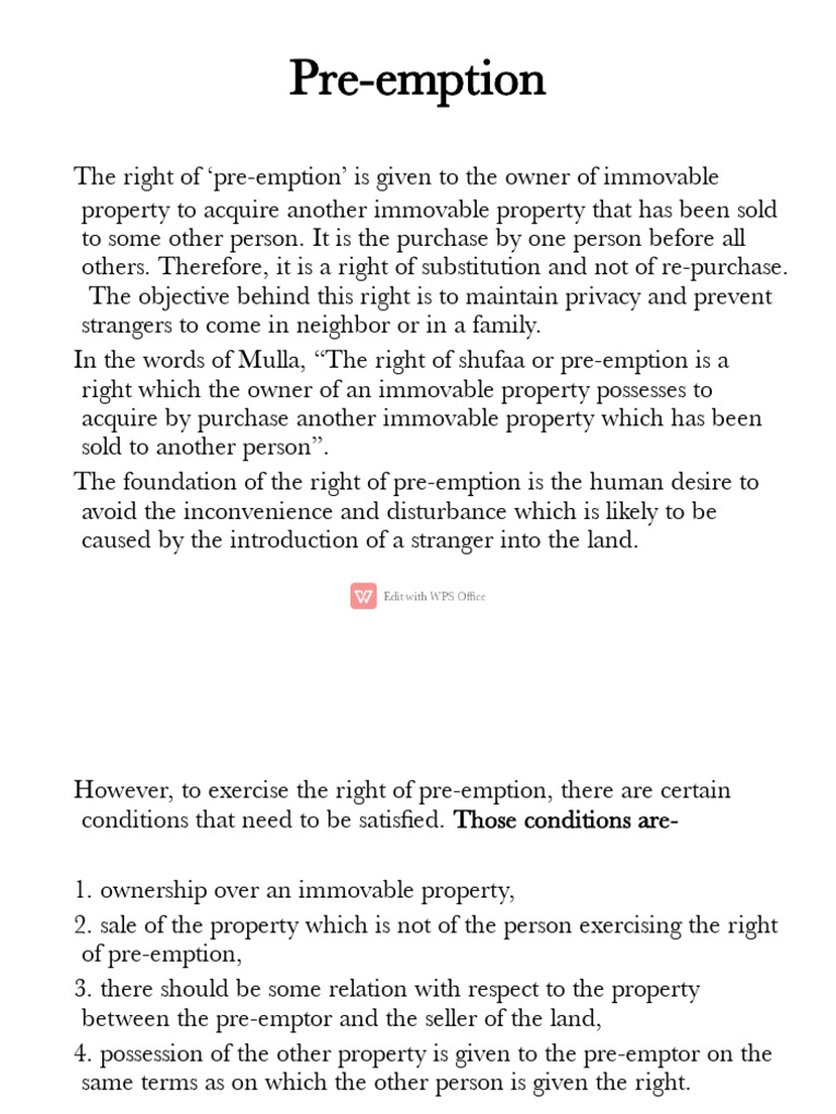 Preemption | PDF | Property | Private Law