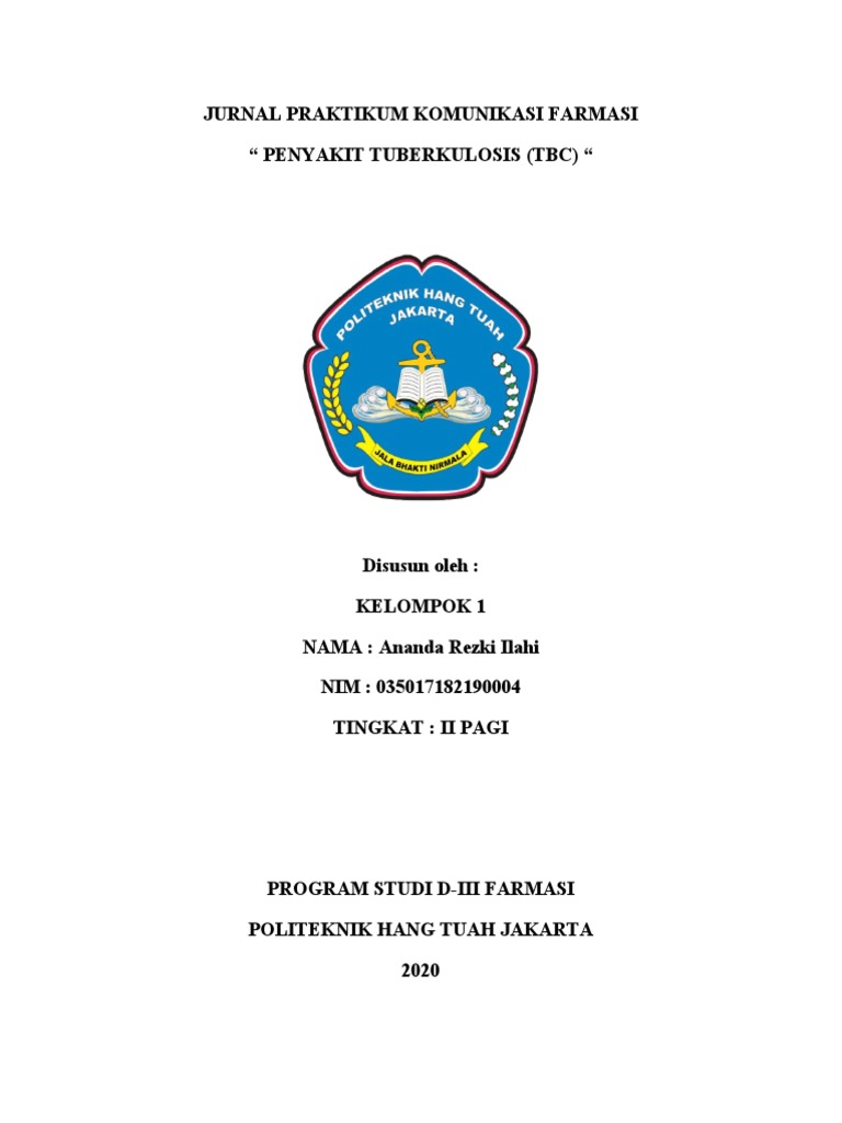 JURNAL PRAKTIKUM KOMUNIKASI FARMASI TBC Ananda Rezki | PDF JURNAL PRAKTIKUM KOMUNIKASI FARMASI TBC Ananda Rezki | PDF