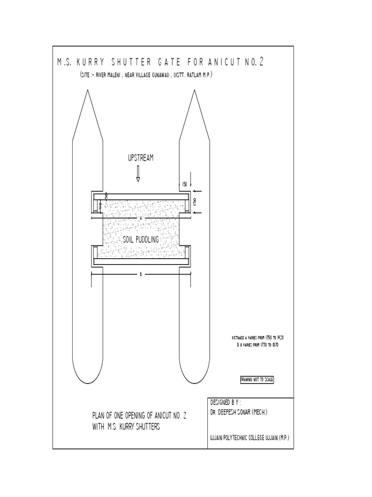 Anicut No. 2 Design Plan | PDF