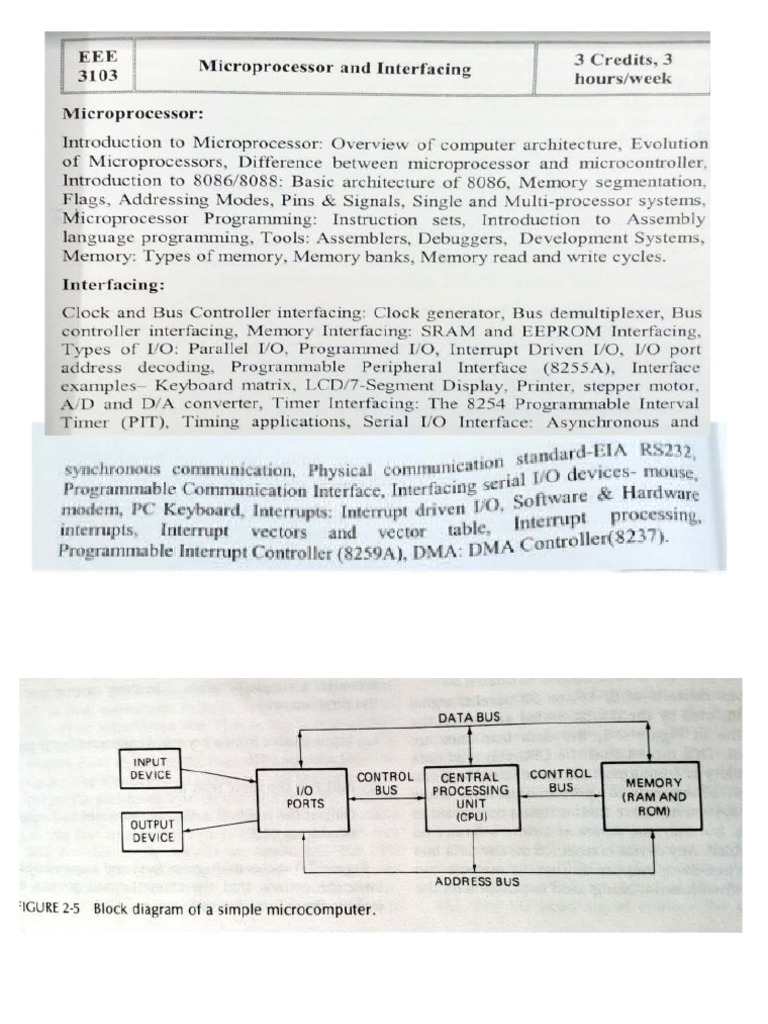 Lecture 1 Pdf Central Processing Unit Microprocessor