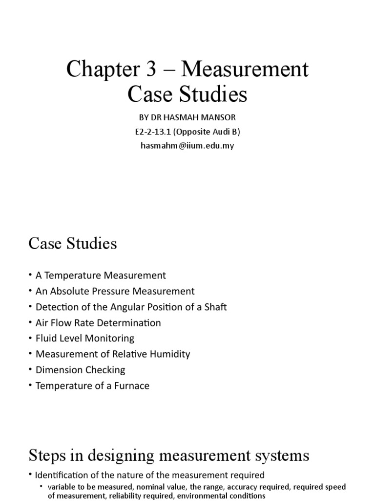 Chapter 3 - Measurement Case Studies | PDF | Data Acquisition | Capacitor