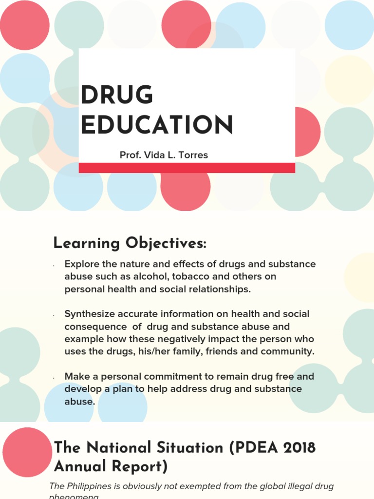 Drug Education: Prof. Vida L. Torres | PDF | Crack Cocaine | Hallucinogen